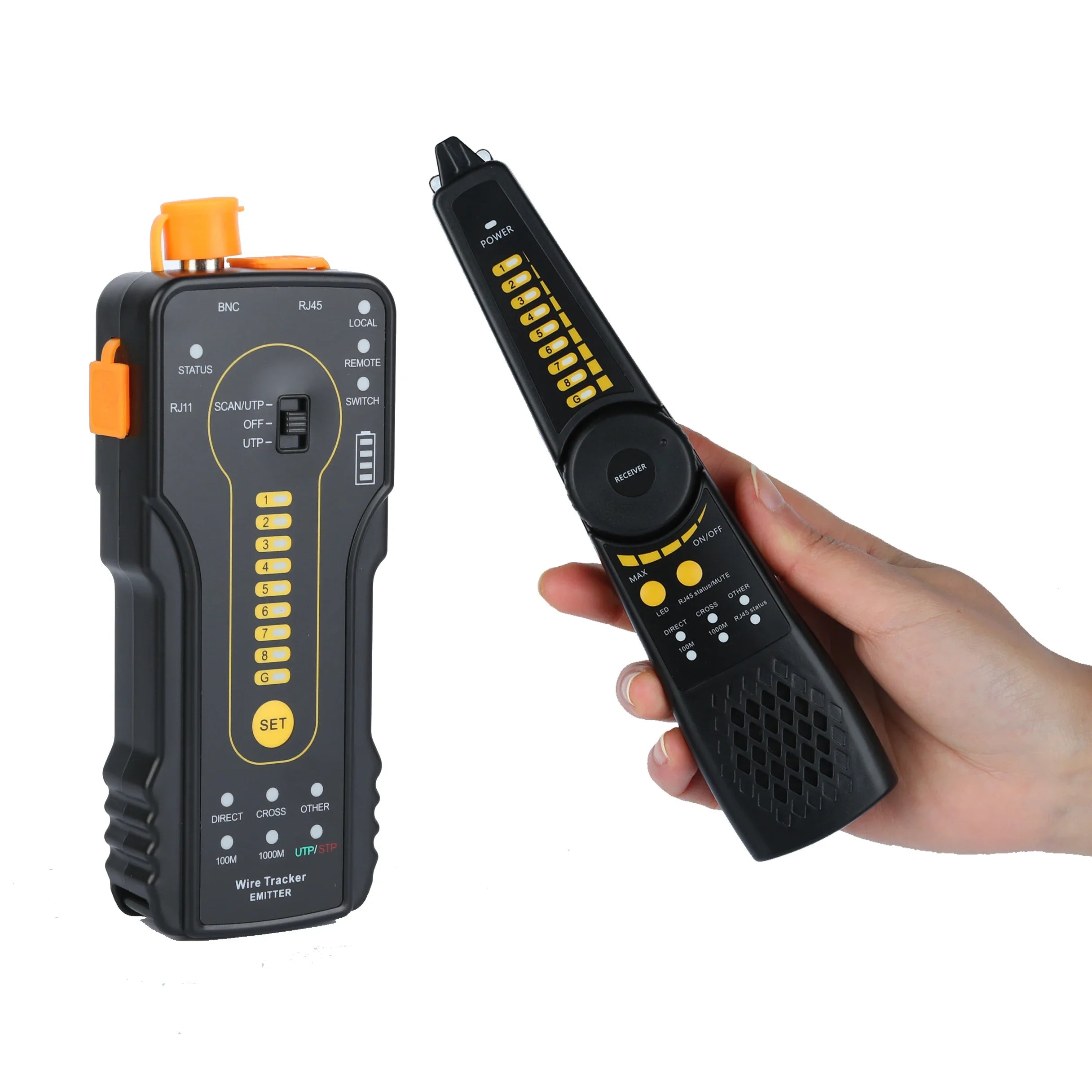 CT66 Tester LAN Network Cable Cat6 RJ11 RJ45 UTP Detector Telephone W ...